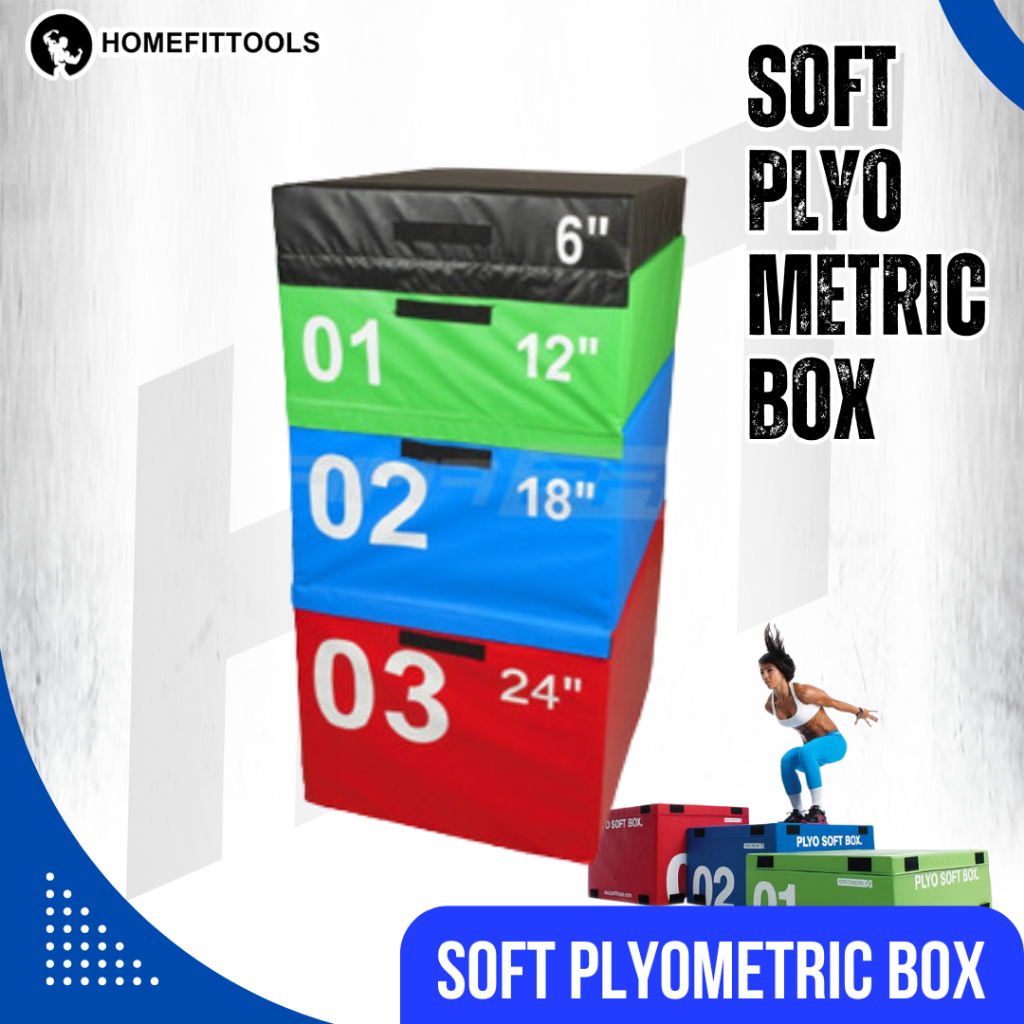 กล่อง Plyo Box 5 ขนาด กล่องออกกำลังกาย กล่องกระโดด Plyometric Soft Box Pylo - Homefittools ...