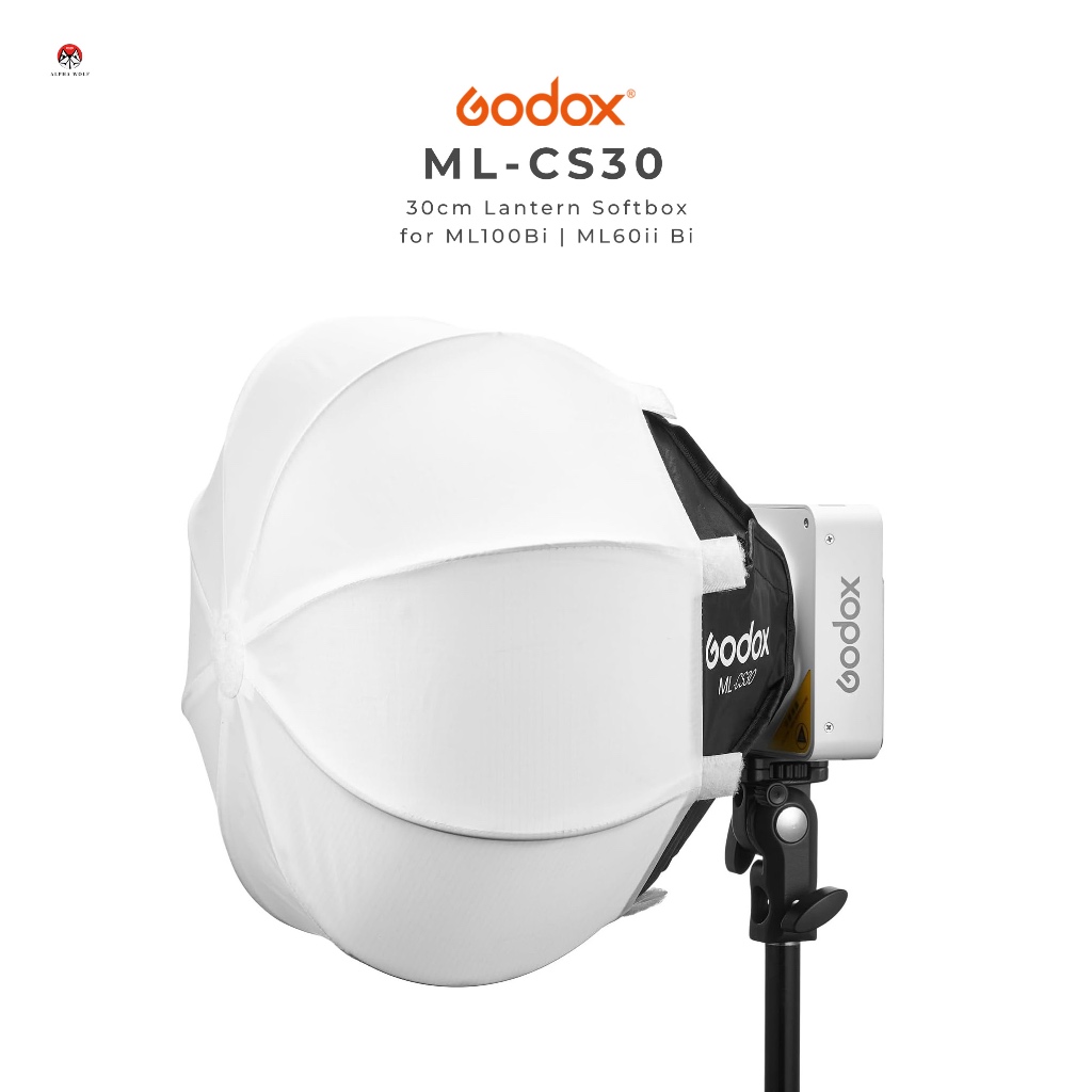 Godox ML-CS30 30cm Lantern Softbox for Godox ML100Bi | ML60ii Bi ซอฟบ็ ...