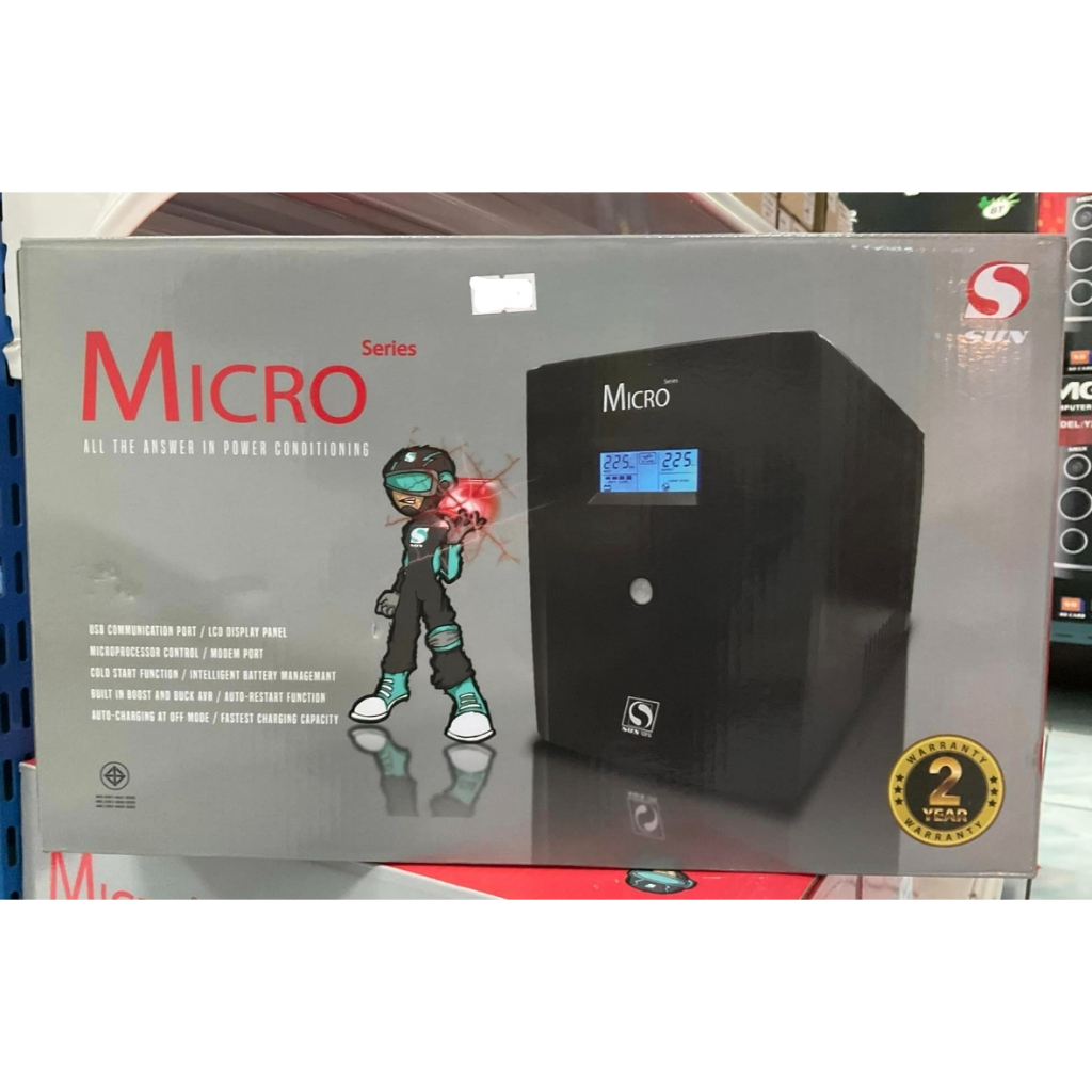 SUN Micro UPS 1000VA SUN Micro By CKT Sun micro เป็นเครื่องสำรองไฟฟ้า ...