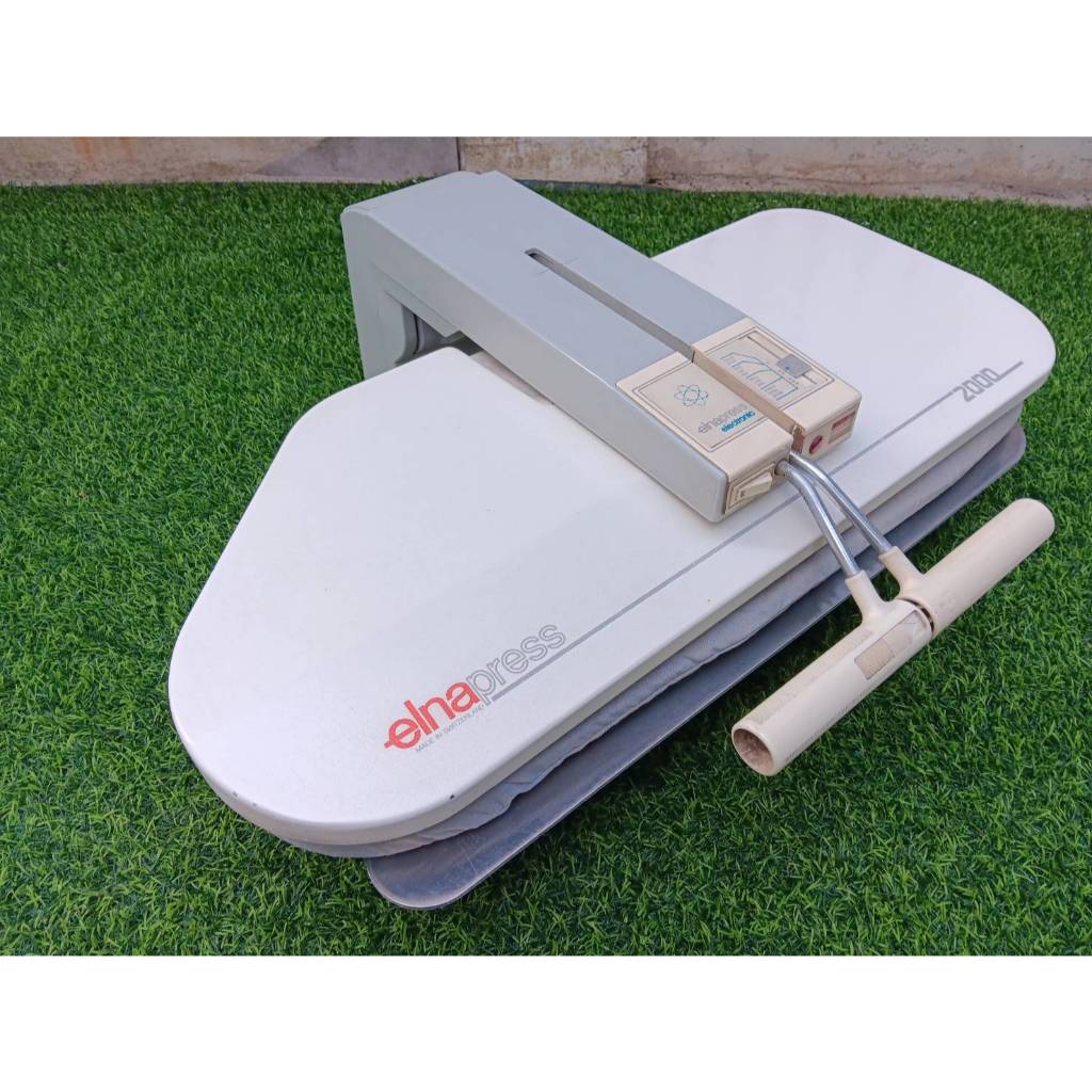 เครื่องรีดผ้าแบบกดทับ Elnapress 2000 สภาพสวย | Shopee Thailand