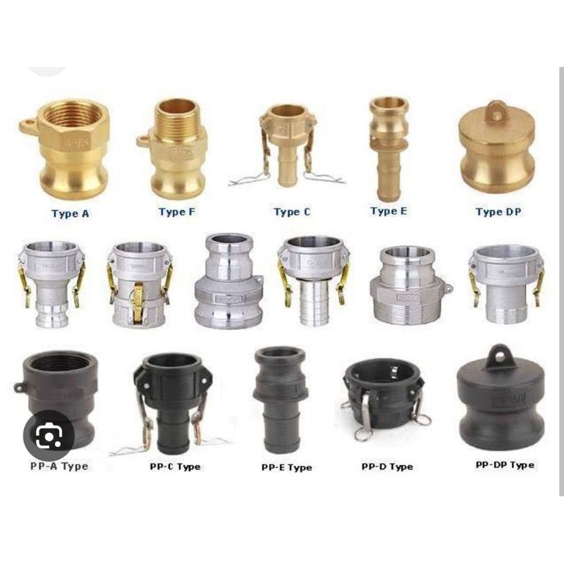 ข้อต่อสวมเร็ว (Quick Coupling) Part E D A C วัสดุอลูมิเนียม | Shopee Thailand