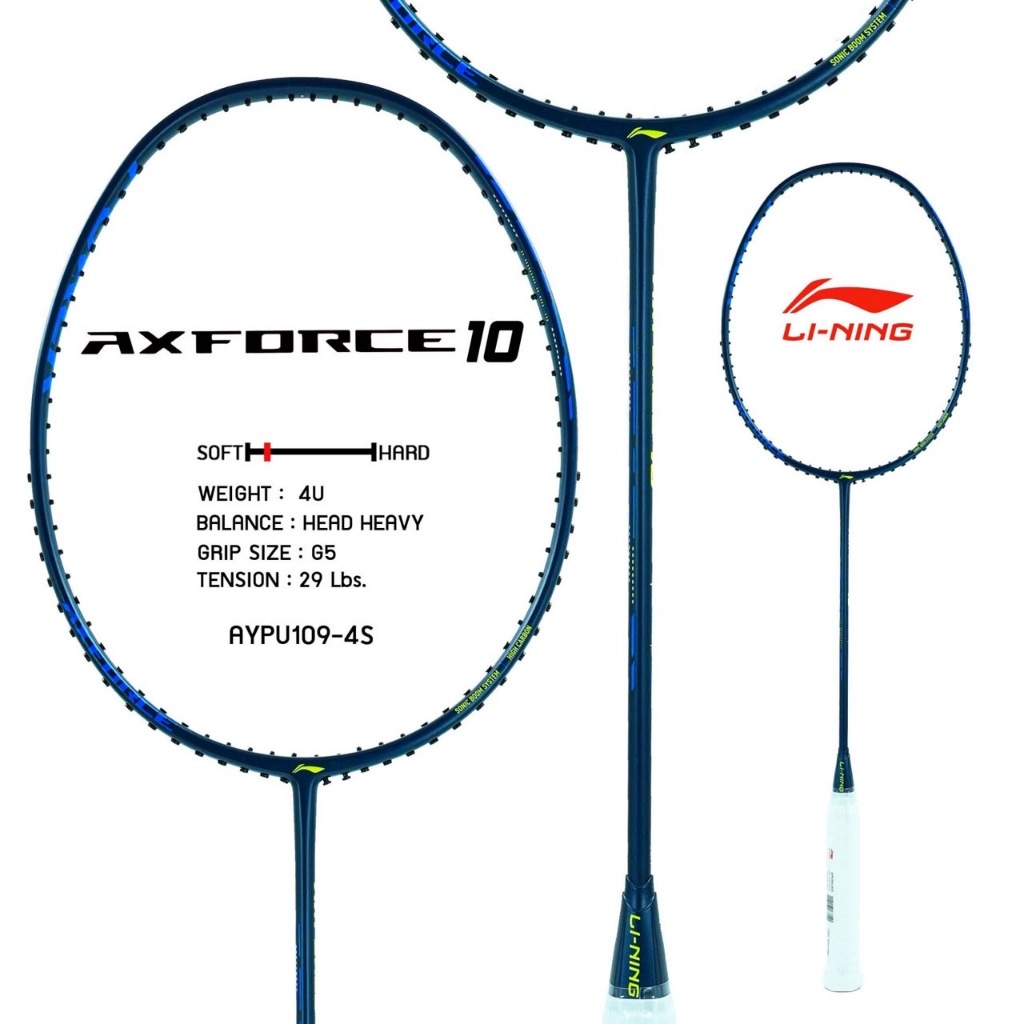 ไม้แบดมินตันLINING BADMINTON RACKET-AXFORCE 10 (AYPU109) | Shopee Thailand