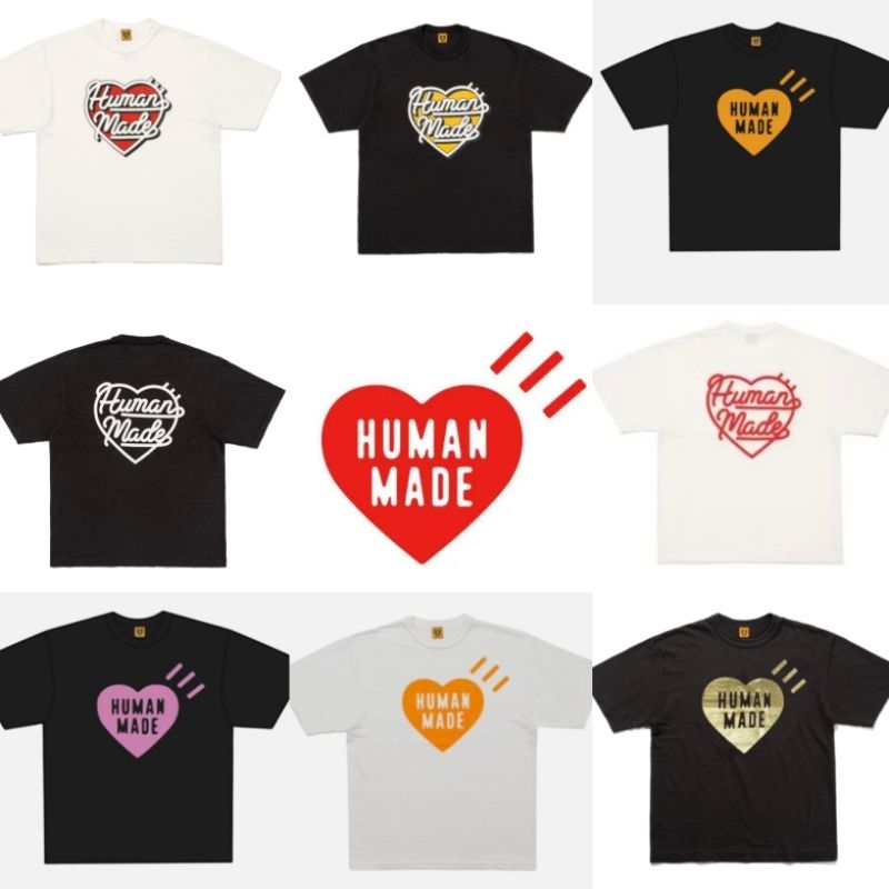 Human Made Heart Graphic Tee แท้ 100% ของใหม่พร้อมส่ง | Shopee Thailand