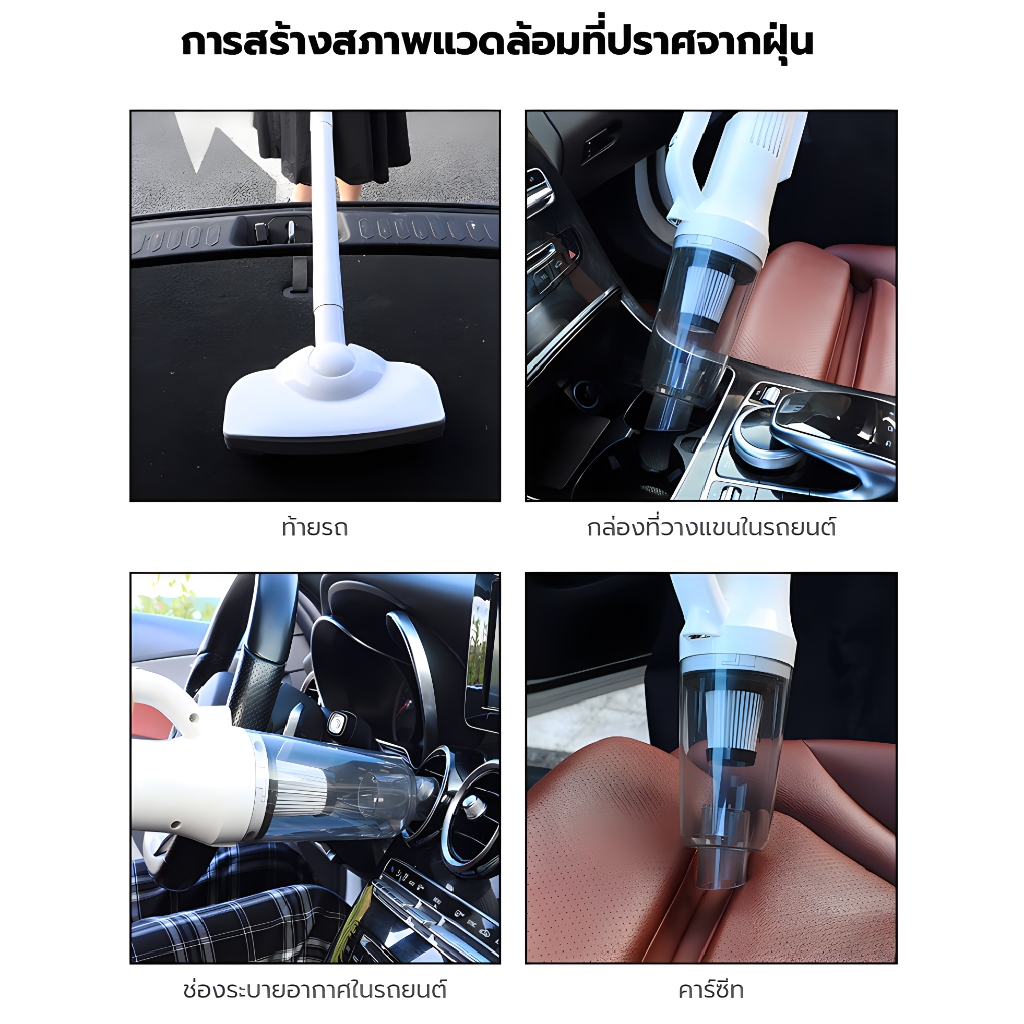 [รับประกัน 5 ปี] SHARP เครื่องดูดฝุ่นไร้สาย 5 in1 เครื่องดูดฝุ่น 20000Pa แรงดูดสูง ...