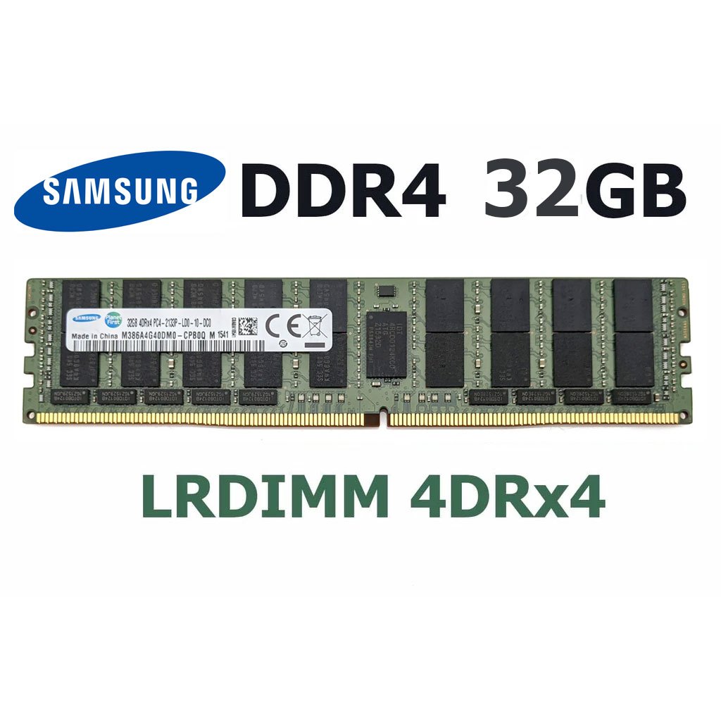 RAM DDR4 32GB ราคา 2200 บาท Samsung LRDIMM 4DRx4 PC4-2133P | Shopee ...