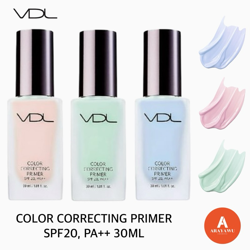 (แท้ /พร้อมส่ง) VDL Color Correcting Primer SPF20, PA++ 30ml 🖤 | Shopee Thailand