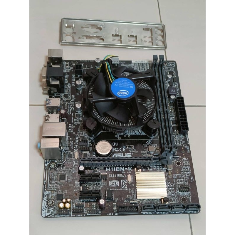 ชุดซีพียูพร้อมเมนบอร์ด Intel i5 7500 Turbo 3.80 GHz + MB Asus H110M-K + RAM 8gb + WIFI 2.4GHz ...