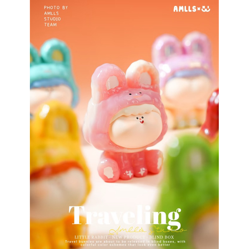 [พร้อมส่งระบุตัว] AMLLS Travel Rabbit 2024 แบบเช็คการ์ด | Shopee Thailand