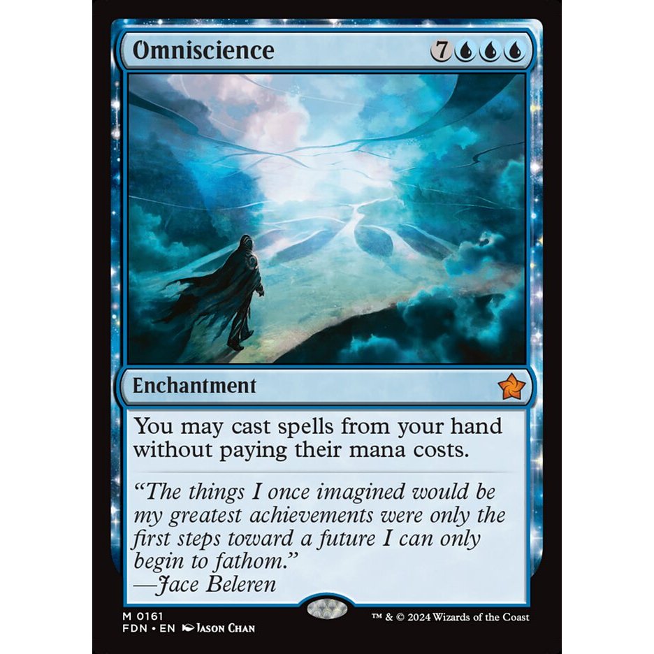 Omniscience การ์ด Magic The Gathering ของแท้ จากชุด Foundations ...