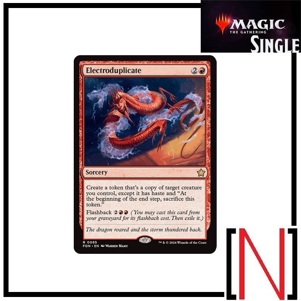 [MTG][Single][FDN] Electroduplicate ระดับ Rare [ภาษาอังกฤษ] | Shopee ...