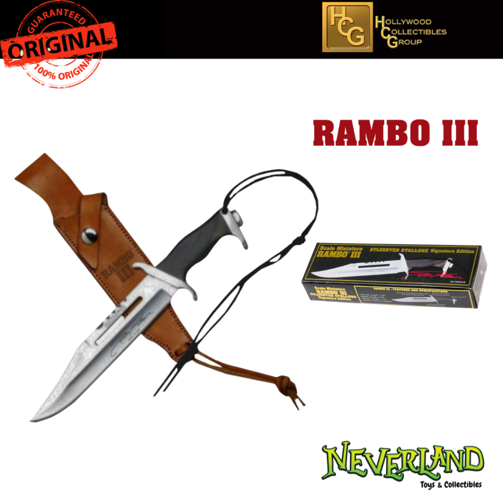 Rambo III Miniature Knife Stallone Signature Edition by Master Cutlery ...