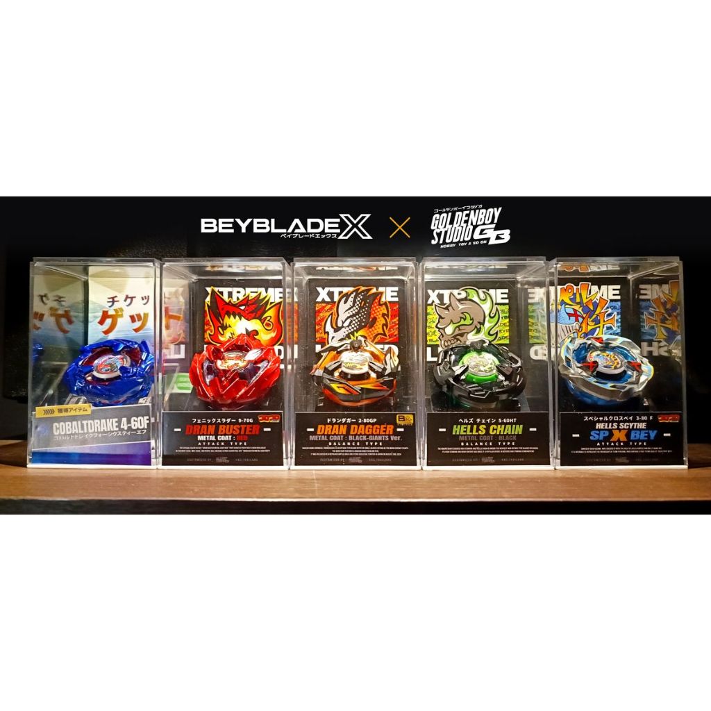 Beyblade X - Display Case_V2 กล่องอะคริลิคใส พร้อมแท่นวางเบย์เบลด ...