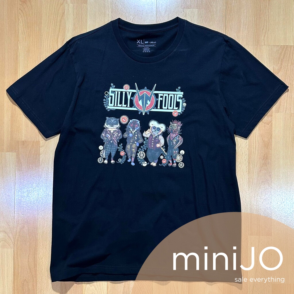 เสื้อยืด Silly Fools Merchandise แท้ สีดำ สกรีนด้านหน้า-หลัง (มือสอง ...