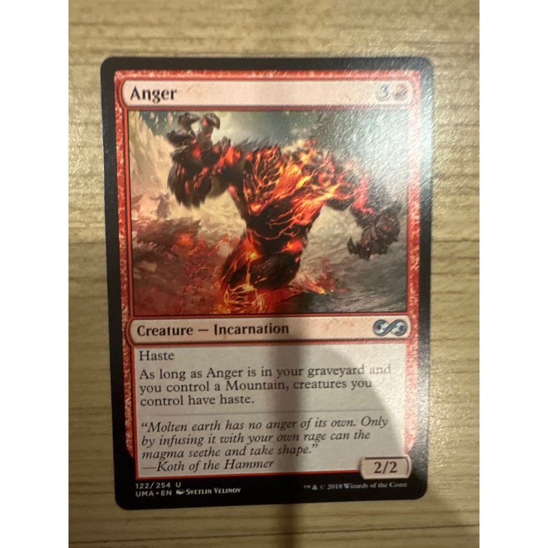 Ultimate Masters: Anger ของแท้พร้อมส่ง MTG Magic the gathering | Shopee ...