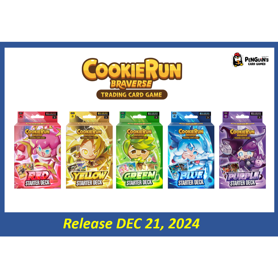 Preorder Jan2025[Cookie Run Tcg] Cookie Run Braverse Starter Deck (Eng ver.) - การ์ดคุกกี้รัน ...