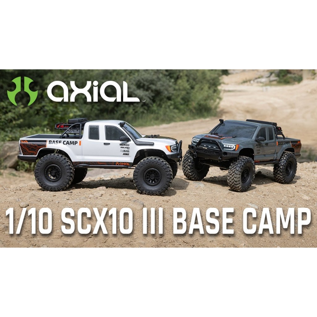 Axial SCX10 III "Base Camp" RTR 4WD Trail Truck (White) & (Grey) w/SLT3 ...