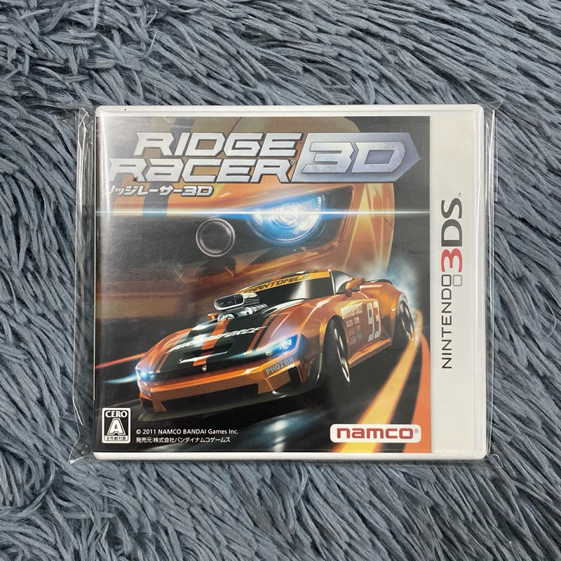 แผ่นแท้เครื่อง Nintendo 3DS เกมส์ Ridge Racer 3D โซน Japan แผ่นเปิดติด ...