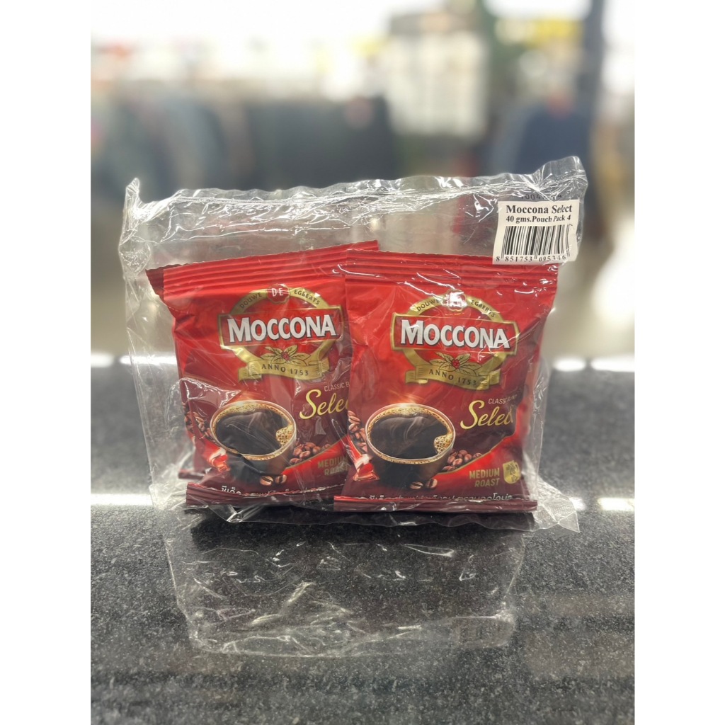 (แพ็ค 4 ซอง) Moccona Select Classic Blend Instant Coffee มอคโคน่า ซีเล ...