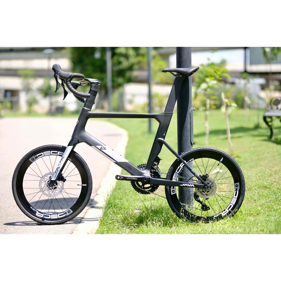 จักรยานมินิ JAVA Mini CL Carbon แฮนด์หมอบ ชุดขับ Shimano 105 แฮนด์ ...