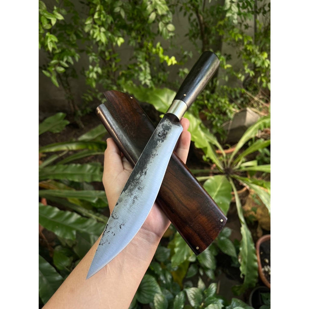 มีดเหน็บ E-nep มีดควาญ Machete มีดแคมป์ Camp มีดเดินป่า มาเชเต้ ใบ 8” ตีร้อนชุบแข็ง คอสแตนเลส ...