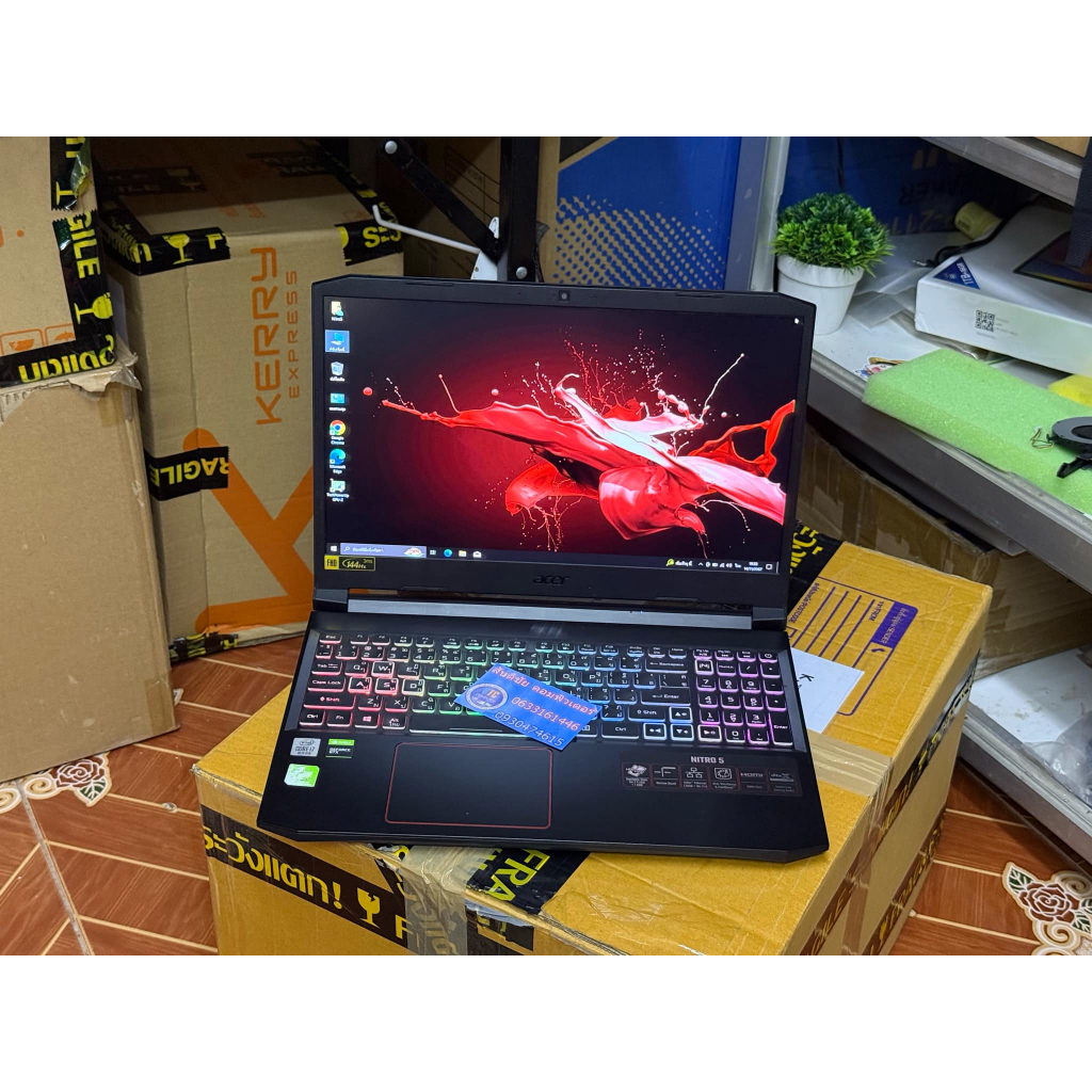 #GTX1660Ti CPU I7-10750H💥ACER NITRO 5 AN515-55-77U | Shopee Thailand