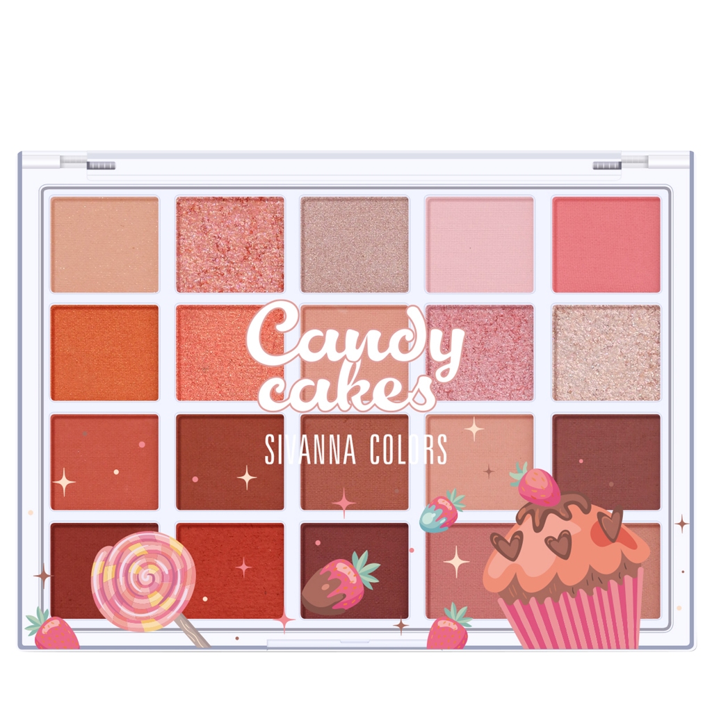 SIVANNA - Candy Cakes Eye Palette (22.6g.) ซีเวนน่า คัลเลอร์ส แคนดี้ อาย พาเลทท์ HF724 | Shopee ...