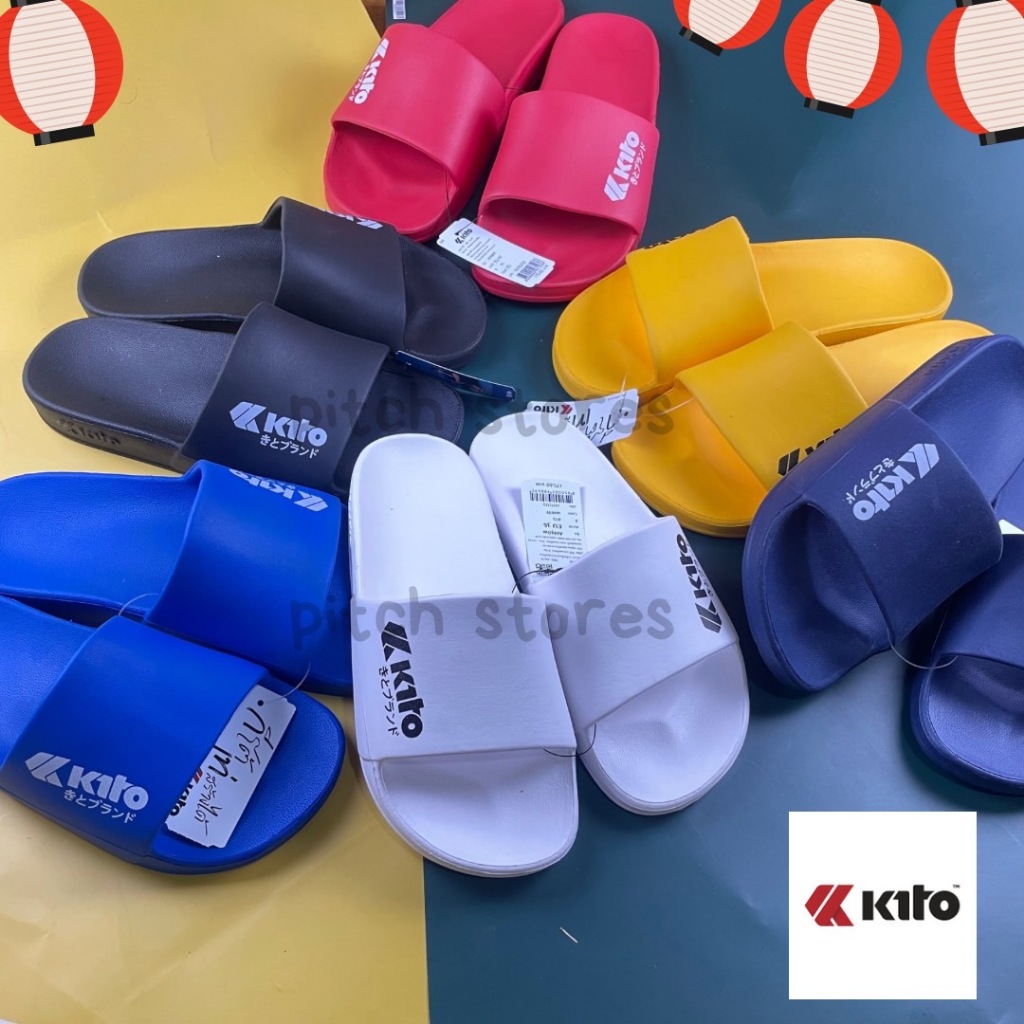Kito รองเท้าแตะแบบสวม unisex รุ่น AH98 เบอร์ 36-43 คละสี | Shopee Thailand