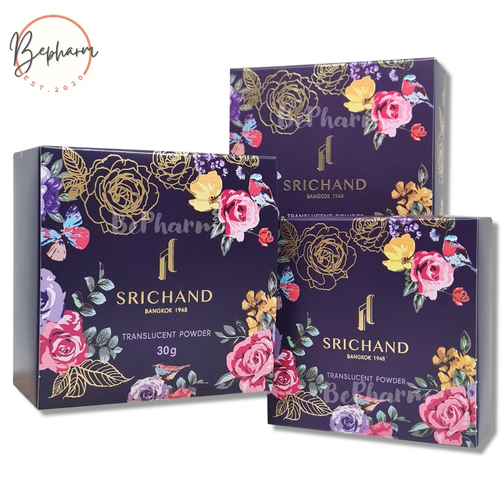แป้งฝุ่นศรีจันทร์ Srichand Translucent Powder 4.5, 10, 30 กรัม ทรานส์ลูเซนท์พาวเดอร์ ศรีจันทร์ ...