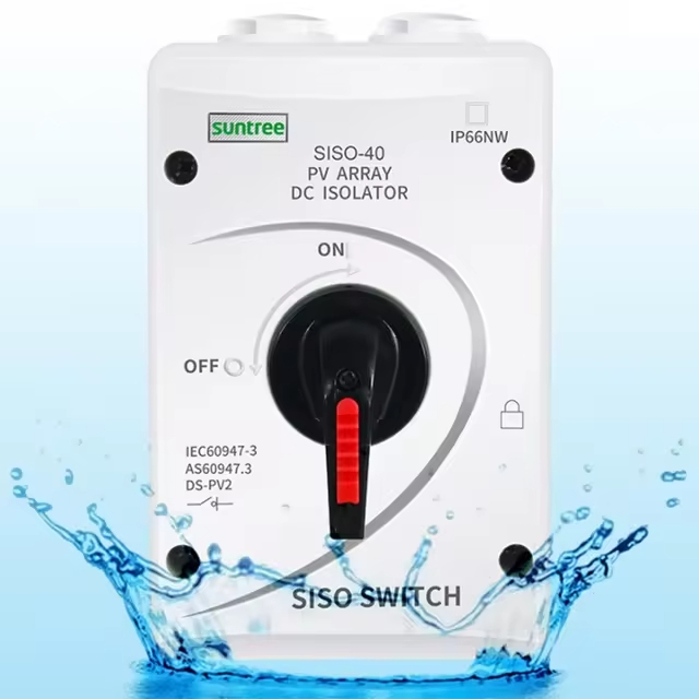 SISO-40 DC Isolator Switch 4P 1000V Switch Disconnect สวิตซ์ตัดต่อ ...
