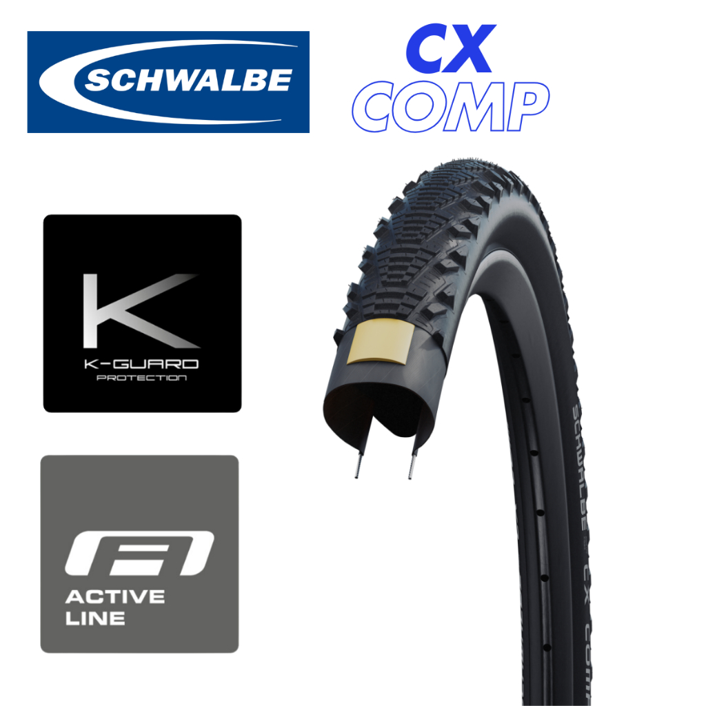 ยางนอกจักรยาน MTB SCHWALBE CX COMP ขอบลวด ขนาด 700×35C | Shopee Thailand