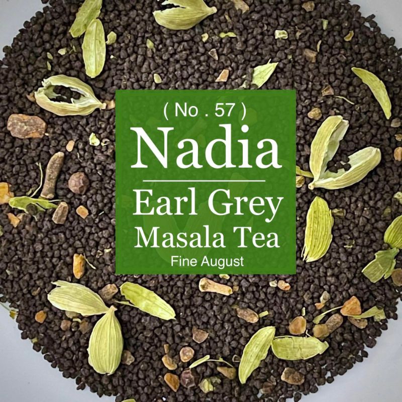 No.57 Nadia (Earl Grey Masala Tea) กลิ่นหอมแต่ไม่ฉุนเครื่องเทศ ขนาด 50 ...