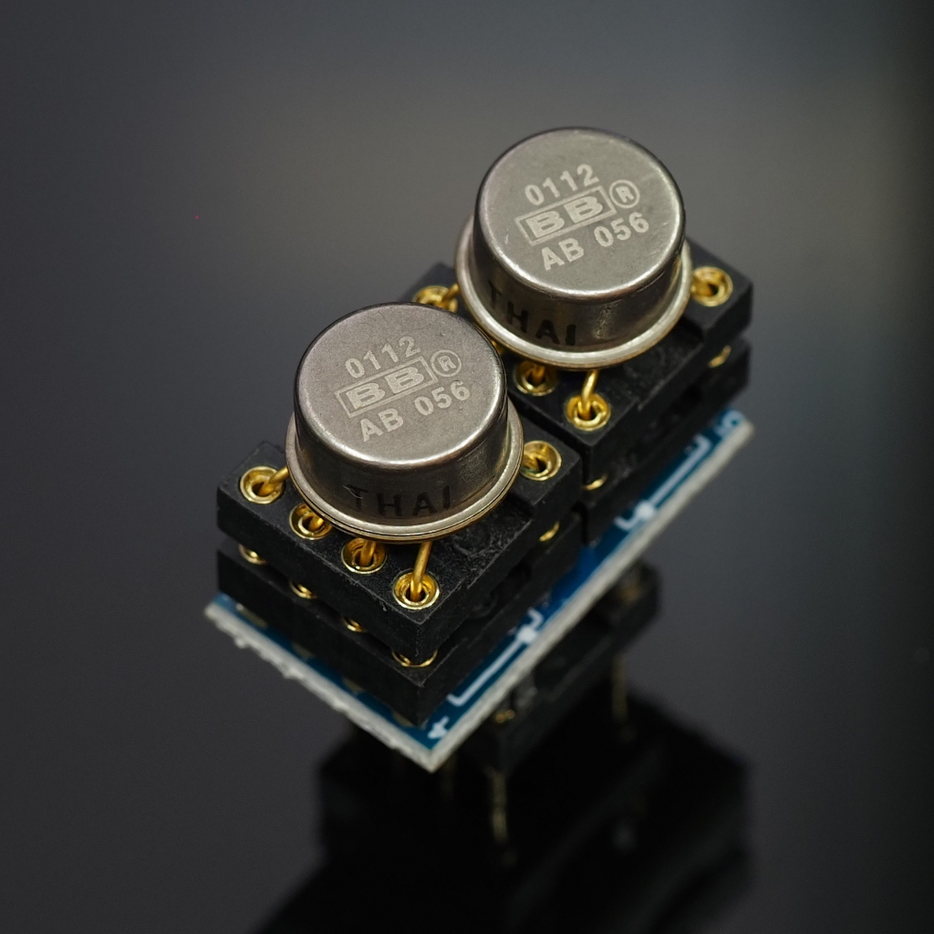 Single OP-AMP ออปแอมป์ OPA445BM ตัวถังเหล็ก ผลิตที่ Thailand (ขายเป็นเซ็ต ออปแอมป์2ตัว+ตัวแปลง ...