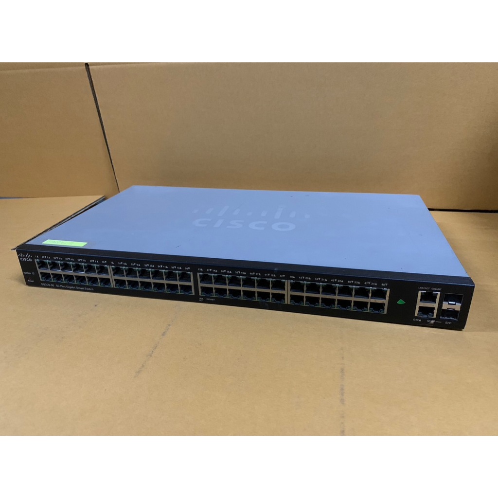 อุปกรณ์เน็ตเวิร์ค Switch สวิตช์ Cisco SG200-50 Smart Switch 50-Port ...