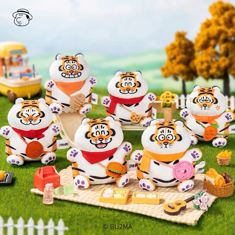[Pre-order,สุ่มเดี่ยว] กล่องสุ่มพวงกุญแจ Fat Tiger Tiger Food Party ใช้ ...