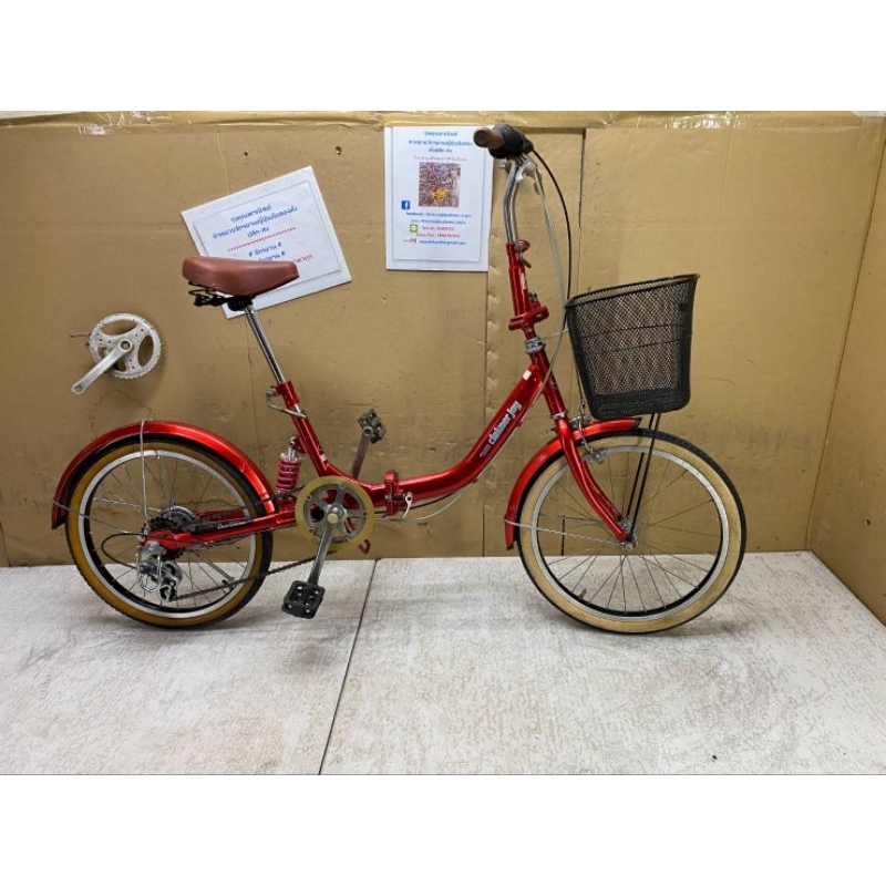 💥มาใหม่ๆสวยๆ จักรยานญี่ปุ่นพับได้ยี่ห้อ CLAIMER JOY มีโช๊คหลัง 💥💥 ...