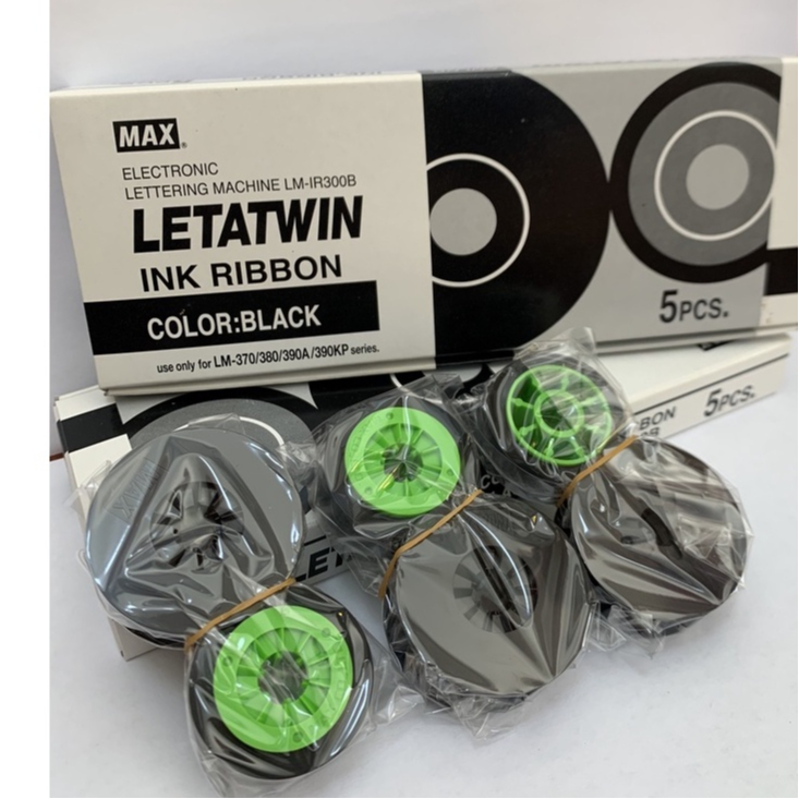 "MAX" LM-IR300B LETATWIN INK RIBBON หมึกพิมพ์ตัวอักษรไฟฟ้าสีดำ:use only ...