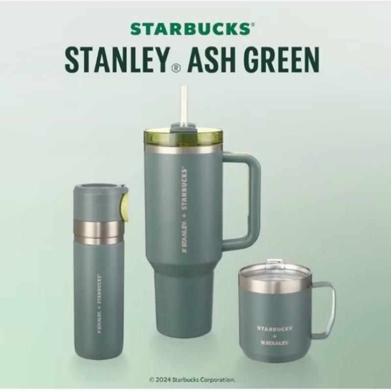 แท้ 100%Starbucks Stainless Steel Ash STANLEY Cold Cup 40oz. ทัมเบลอร์ ...