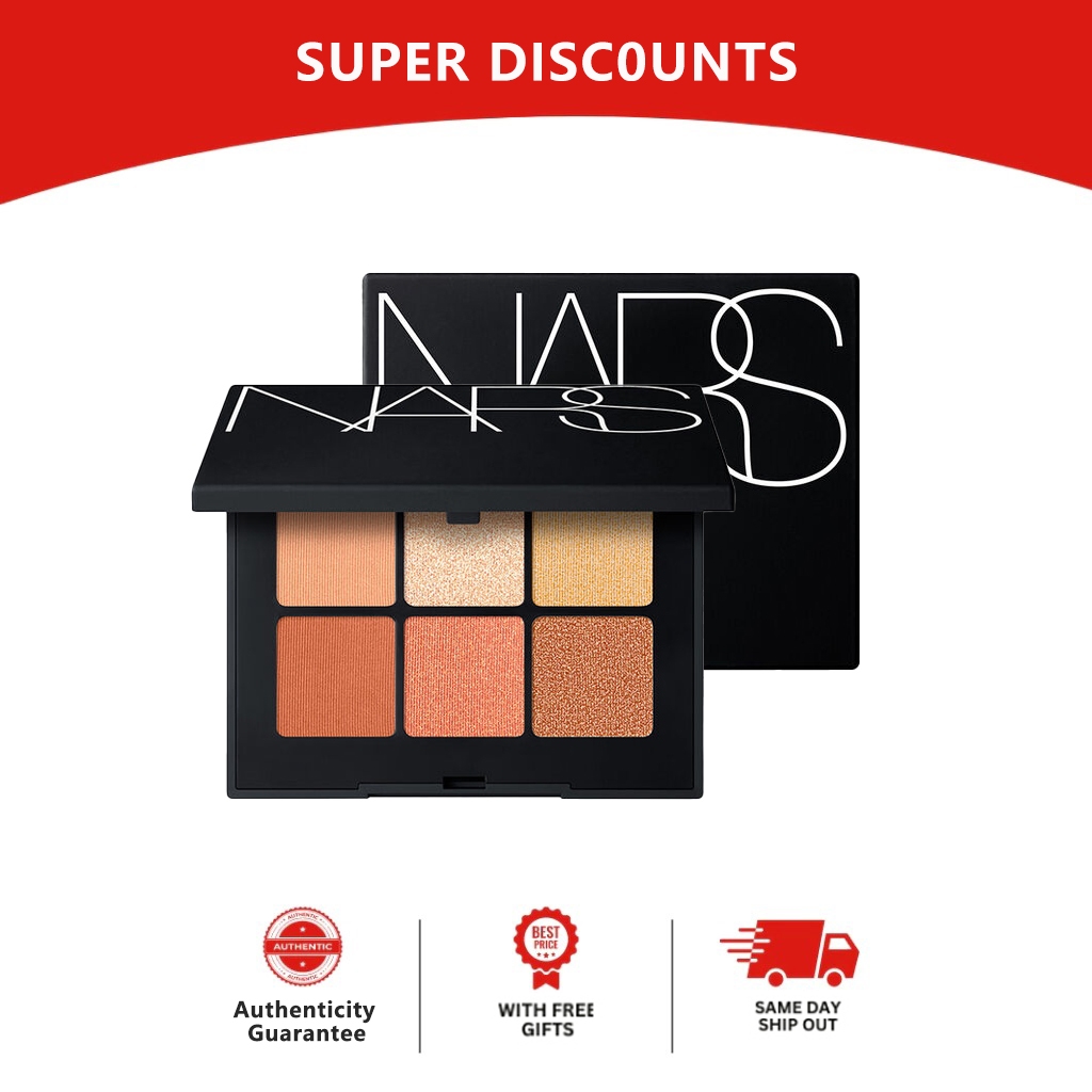 ต้นฉบับ 100%NARS Summer Solstice Eyeshadow Palette อายแชโดว์ 6 เฉดสี ...
