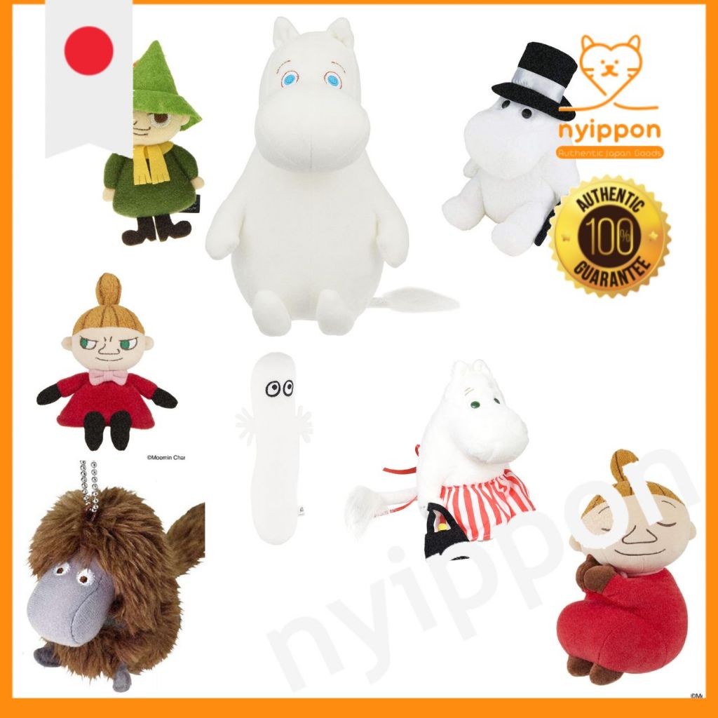 Sekiguchi Moomin Flat Pouch Height about 24cm MOOMIN CHARACTERS Out of the Pages Moomin | Shopee ...