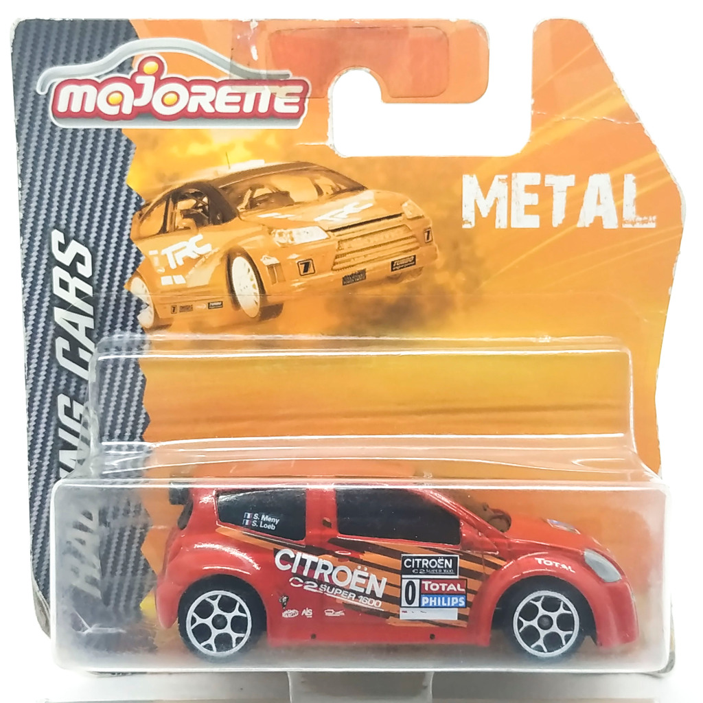 Majorette Citroen C2 WRC สีแดง / แบบล้อ 5YW Scale 1/57 (8cm) package ...