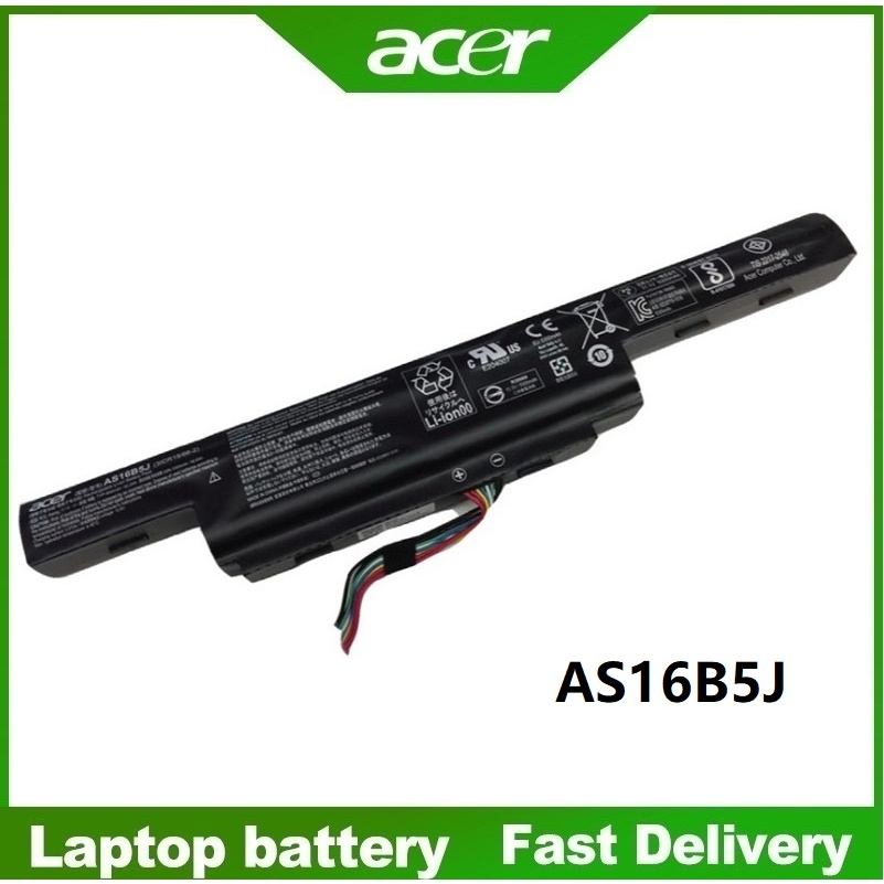 ☸Acer AS16B5J AS16B8J Battery แบตแท้ Aspire F5-573G, E15, E5-575G, E5 ...