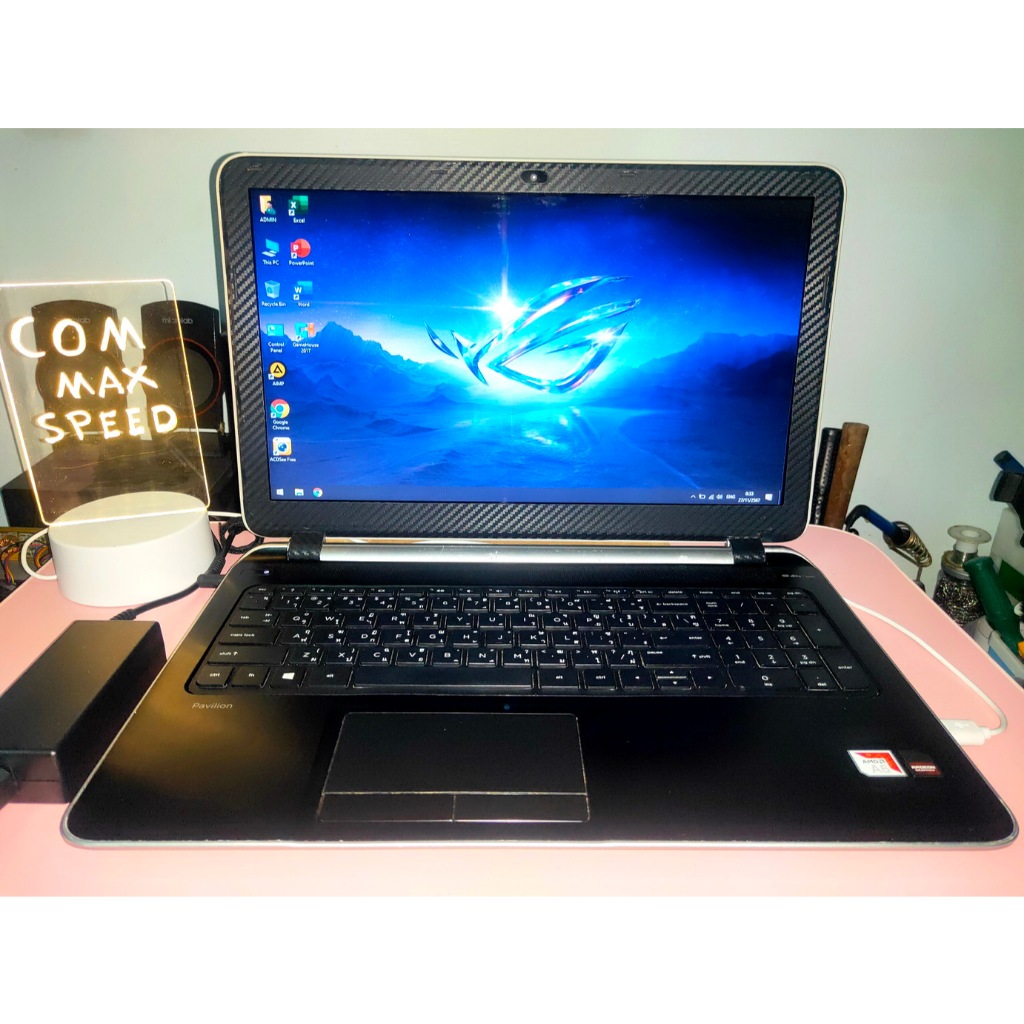 โน๊ตบุ๊ค HP Pavilion 15n ซีพียู AMD A6-5200 แรม 6GB HDD1000GB การ์ดจอ ...