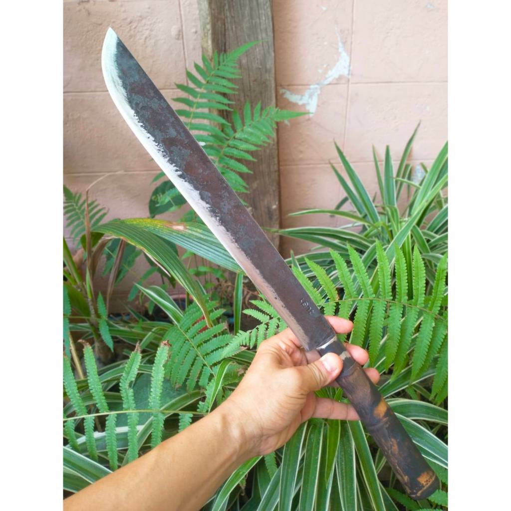 มีดมาเชเต้ (Machete) มีดเหน็บ (E-Nep) มีดเดินป่า มีดแคมป์ ใบ 15.5” SUP9 ตีร้อนชุบแข็ง ผิวไฟ ด้าม ...