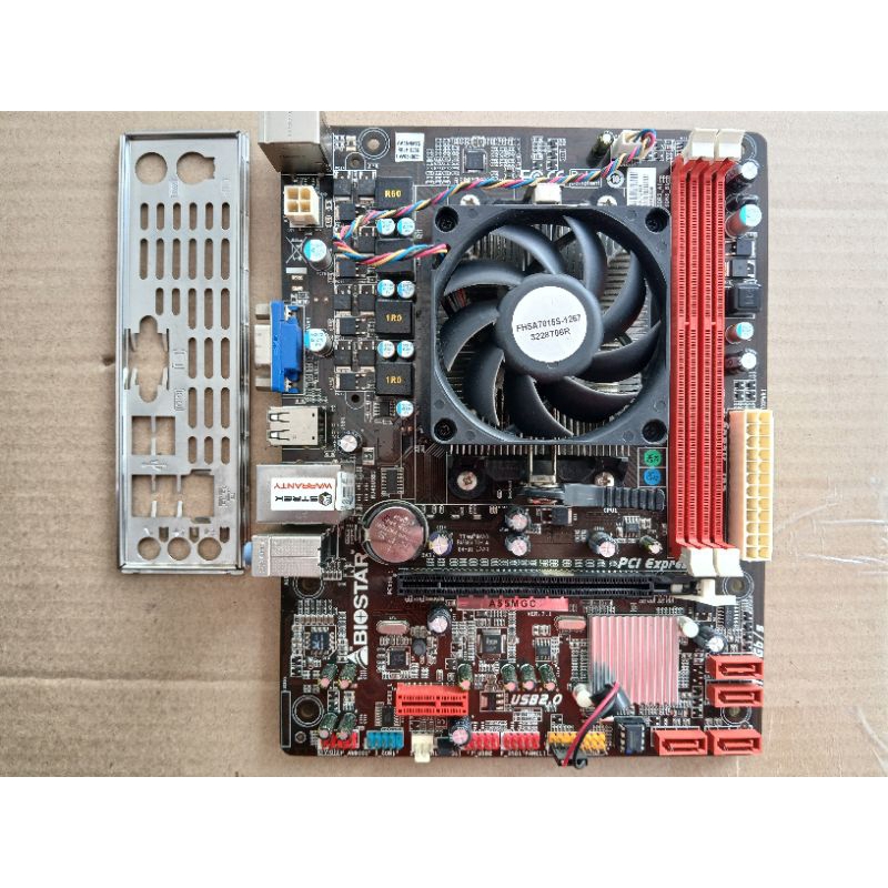 Mainboard FM1 BIOSTAR A55MGC แถม CPU + SINK | Shopee Thailand