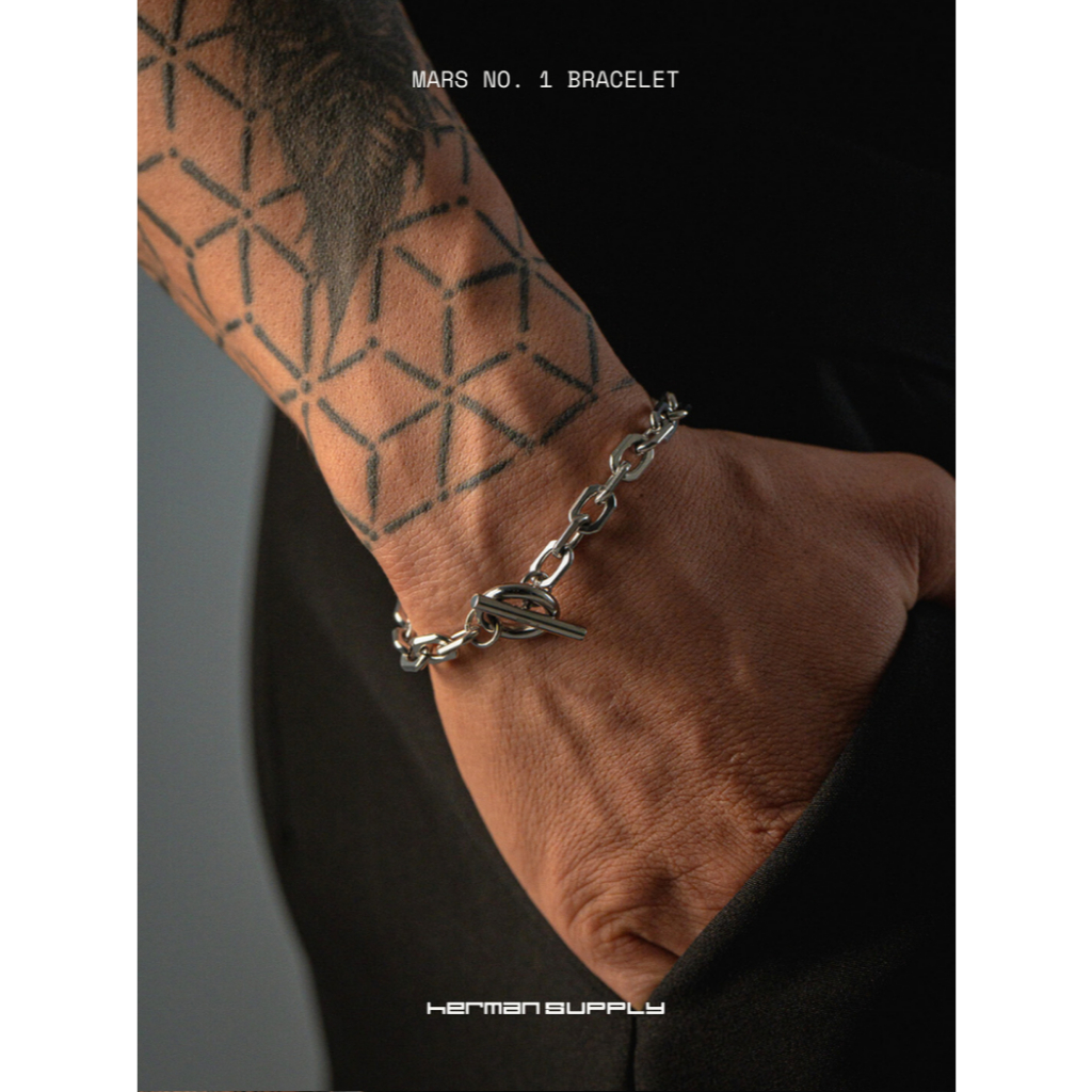 HERMAN SUPPLY - MARS NO. 1 Bracelet สร้อยข้อมือ สแตนเลส แนวมินิมอล 6 ...