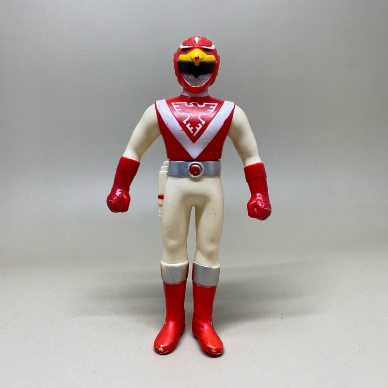 Sentai Liveman Red Soft Figure 11.5 Cm.(1988) | Original Bandai | หุ่น ...