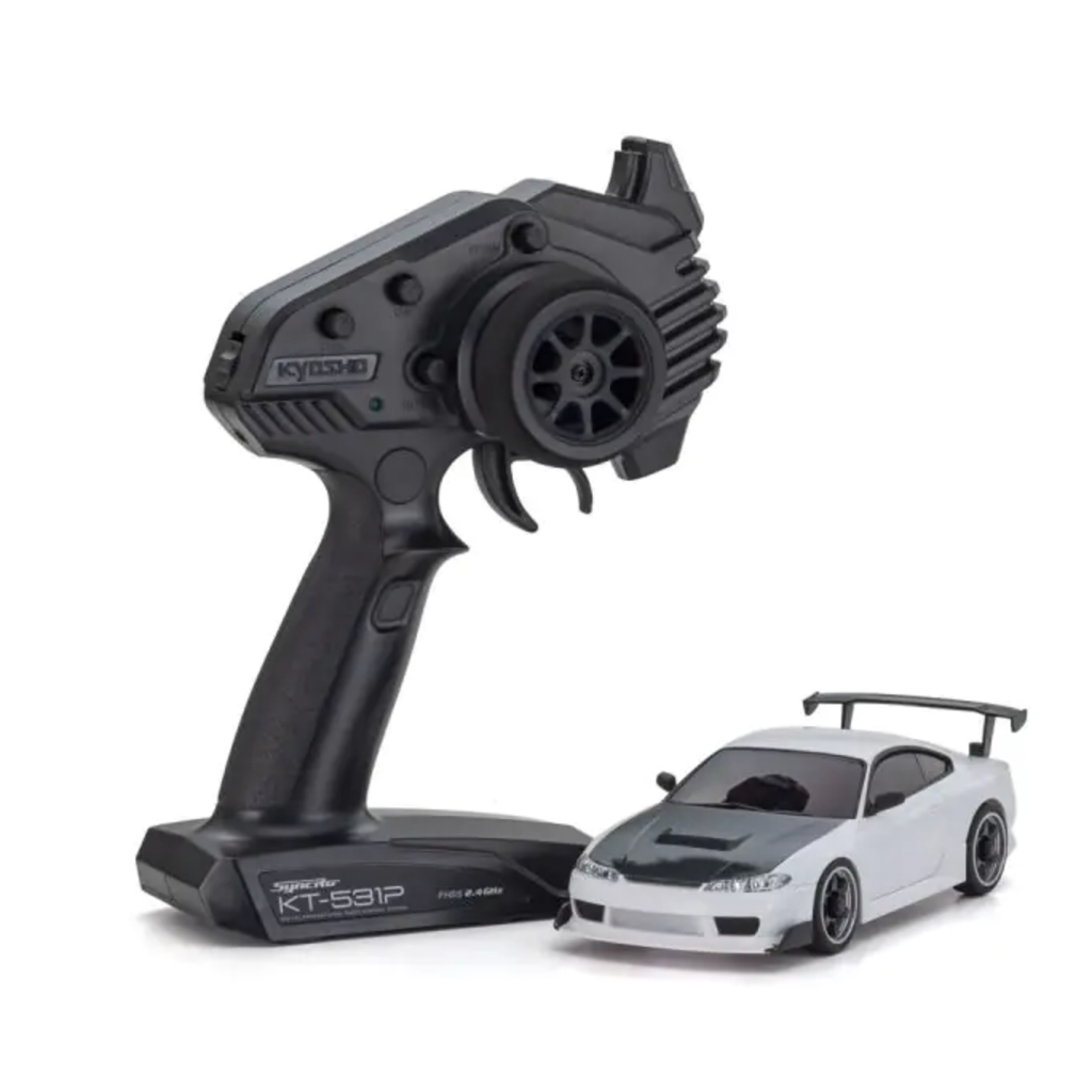 KYOSHO MINI-Z AWD NISSAN SILVIA S15 equipped with GT Wing White 32647W ...