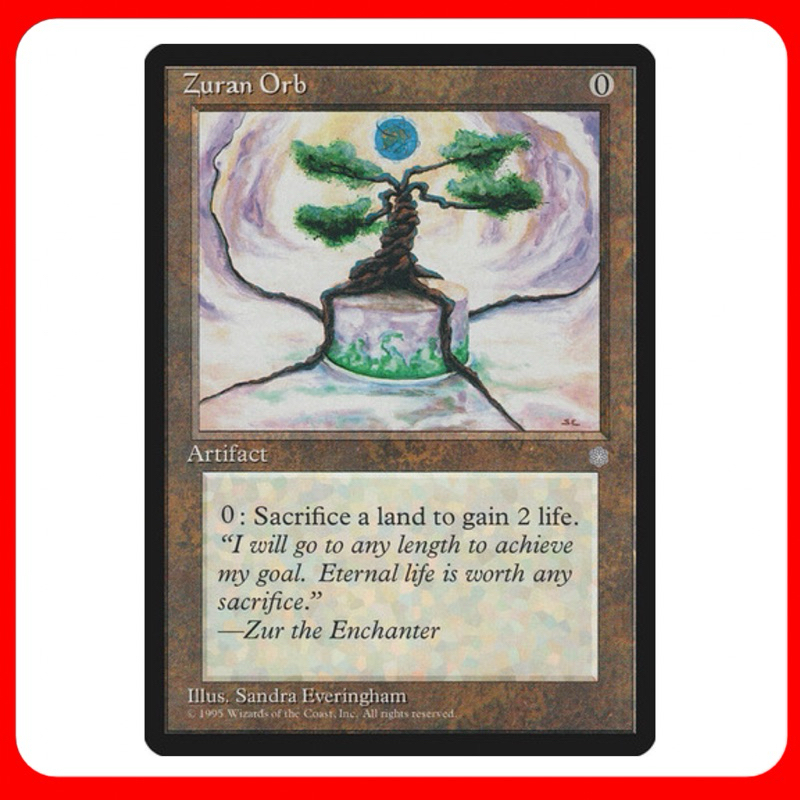[MTG] Zuran Orb [IA] [ARTIFACT] [UNCOM] [NORMAL] [ENG] (การ์ดเมจิค ...