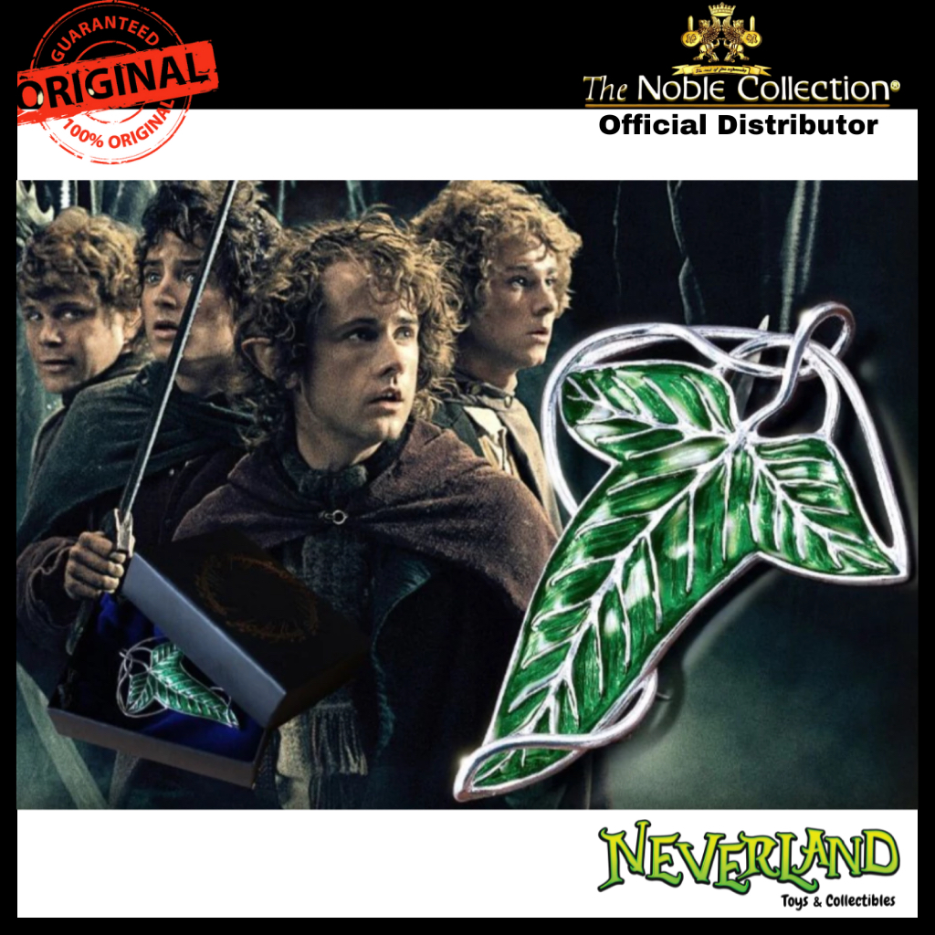 Lord of the Rings Elven Leaf Brooch by Noble Collection | Shopee Thailand