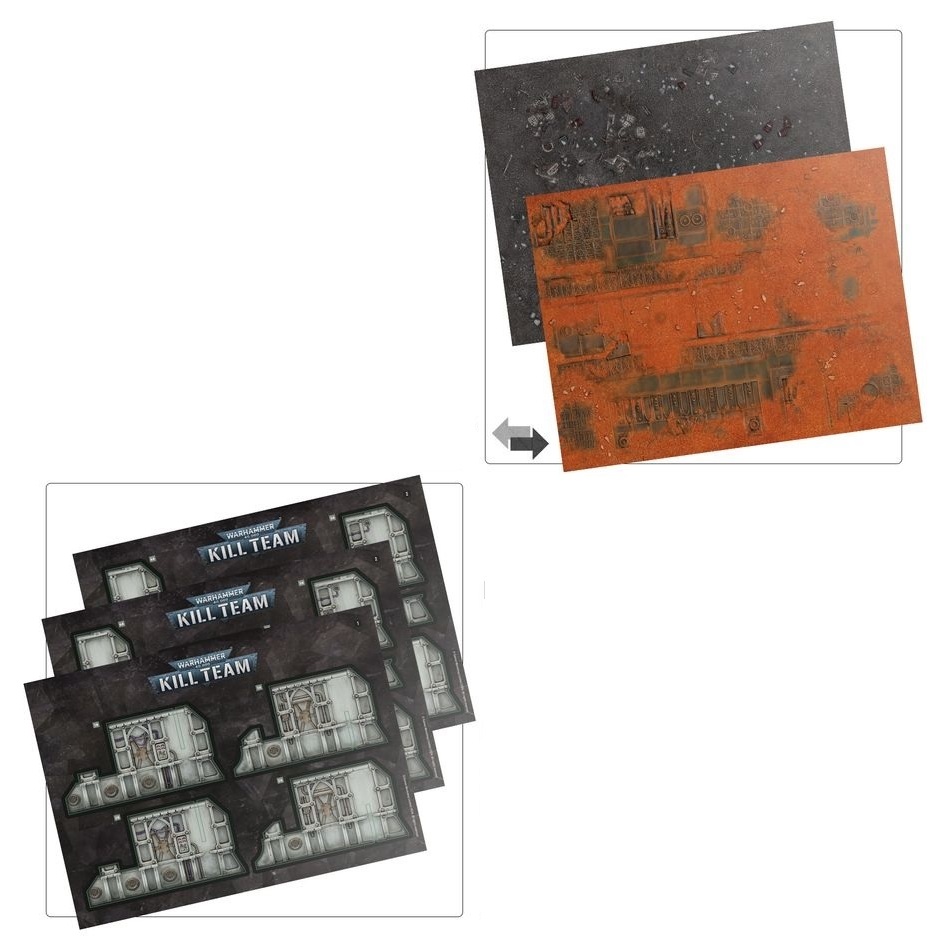 Warhammer 40k : Kill Team : Killzone Starter Set ( MDF Terrain + Double ...
